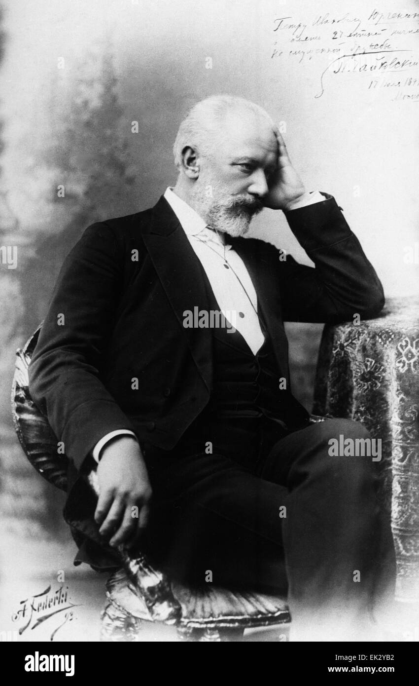 Russian Composer Pyotr Tchaikovsky High Resolution Stock Photography ...