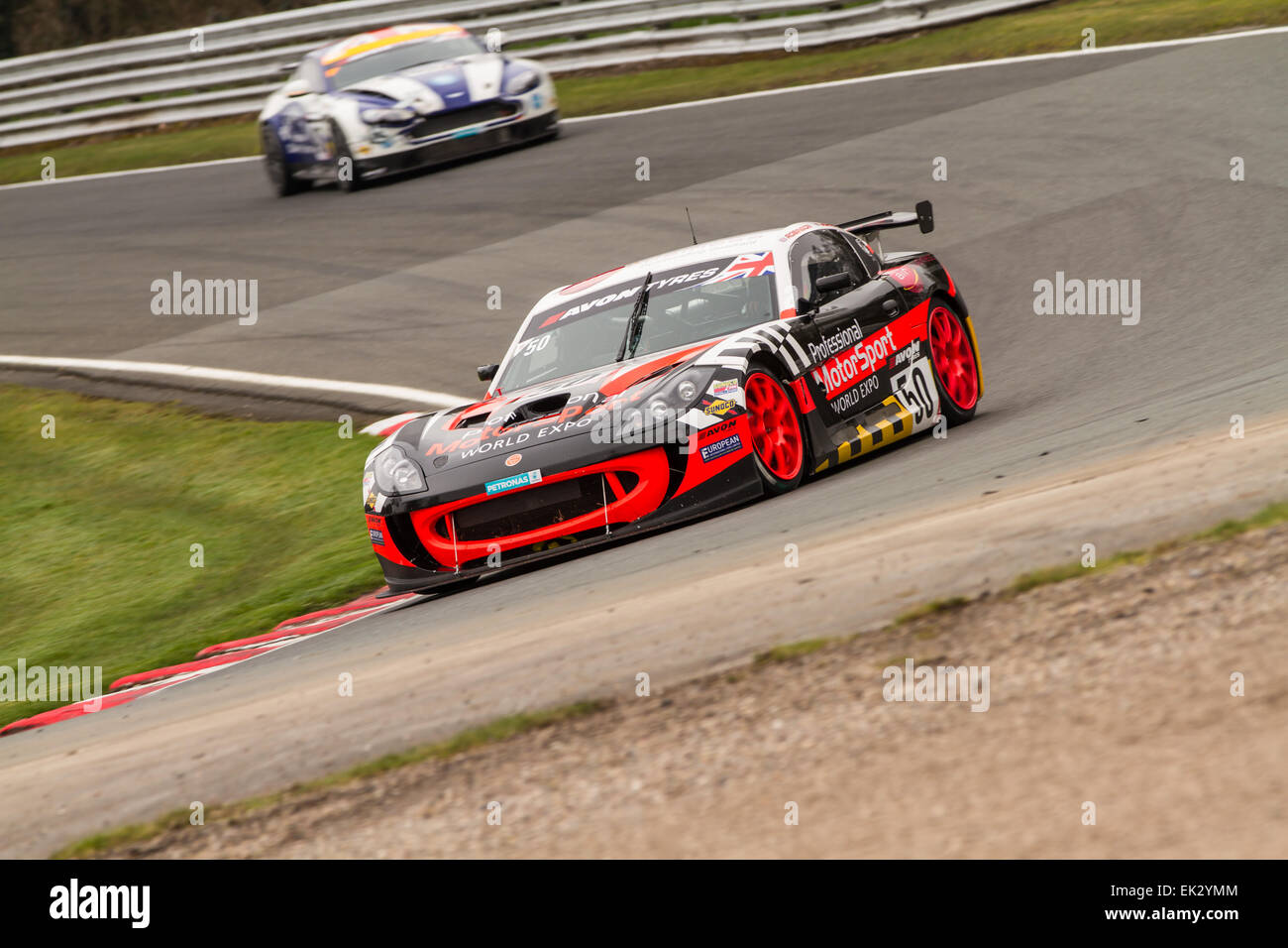 Oulton Park in Cheshire, UK. 6th April, 2015. BritishGT first race at ...