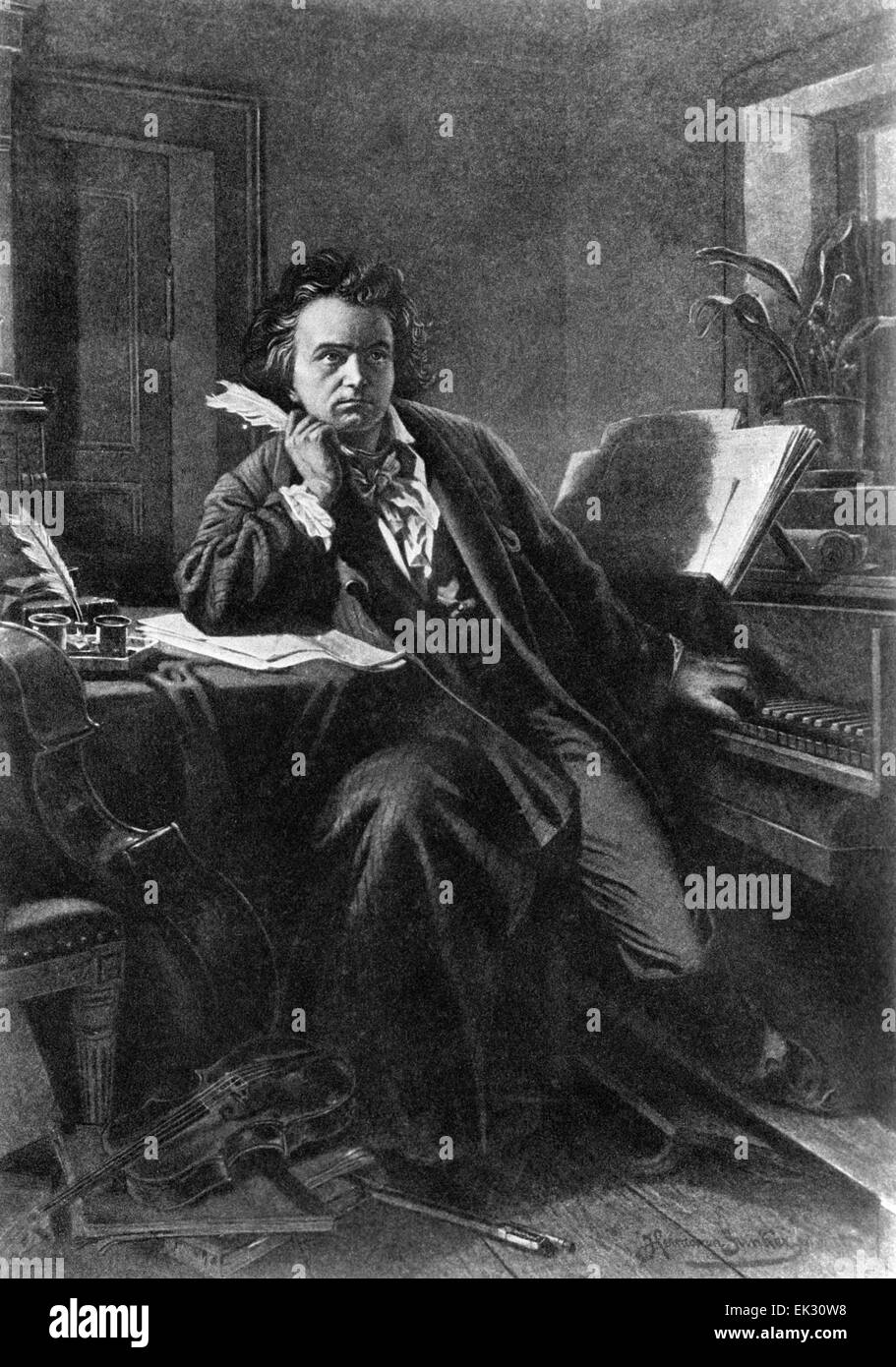 Ludwig_van_beethoven High Resolution Stock Photography and Images - Alamy