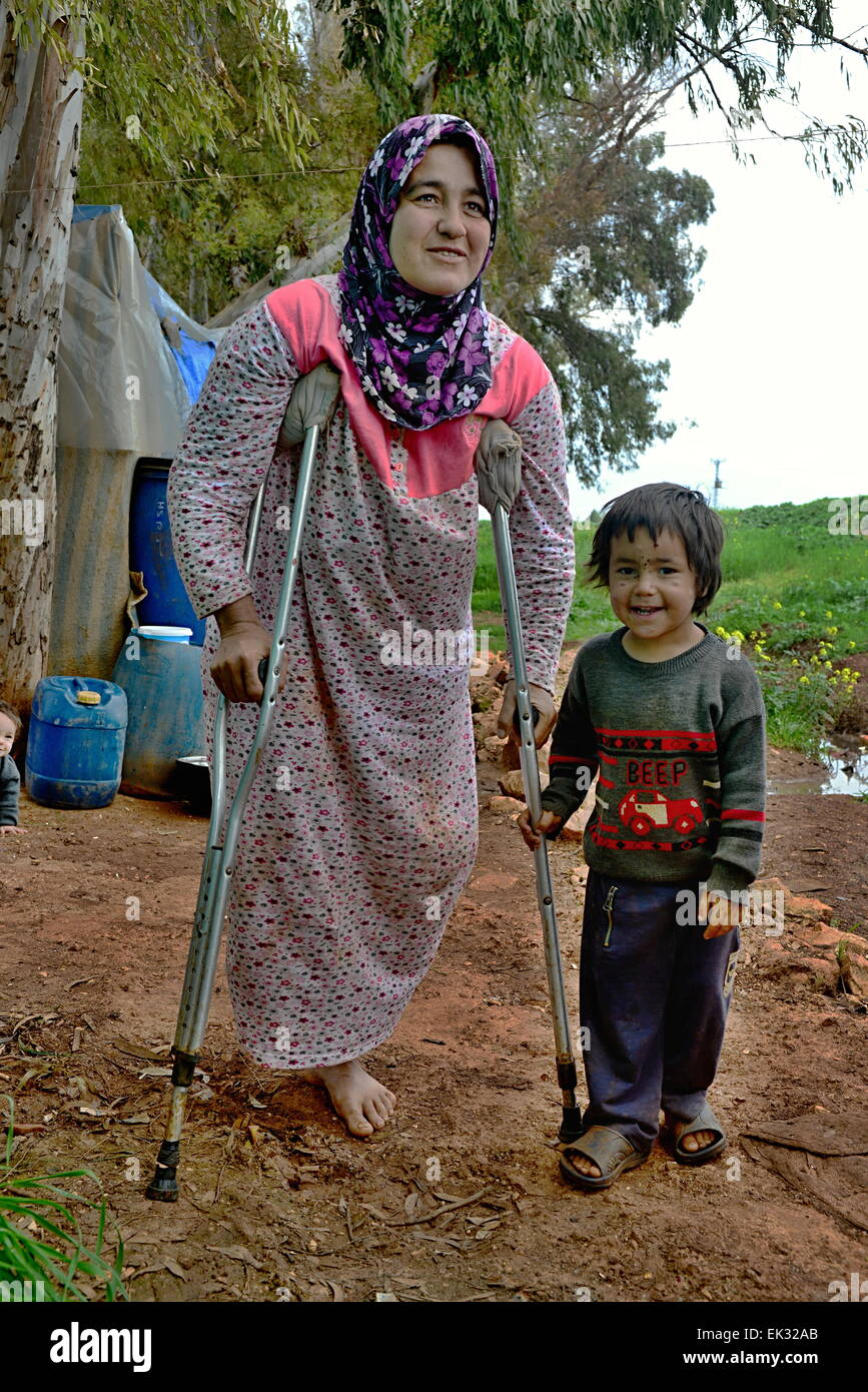 portrait of refugees living homeless in Turkey. 2.4.2015 Reyhanli ...