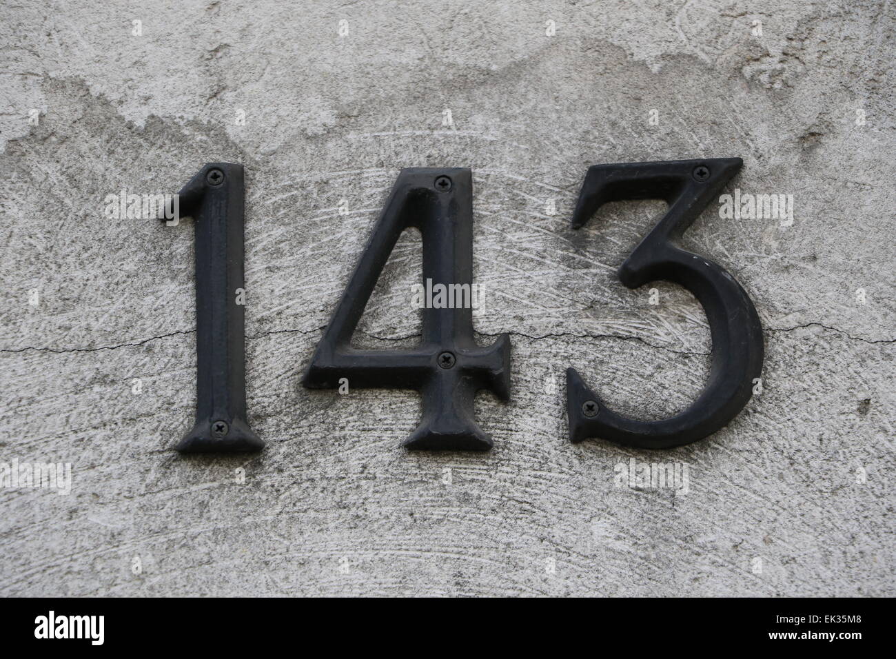 Number 143 High Resolution Stock Photography and Images - Alamy