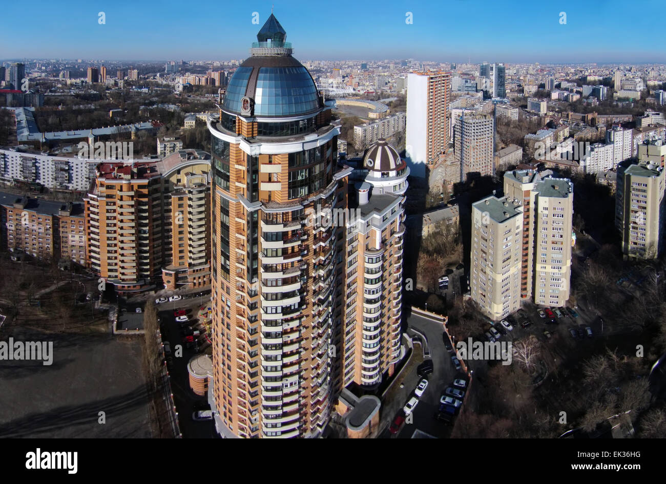 Skyscrapers in Pechersk, Kiev, Ukraine Stock Photo - Alamy