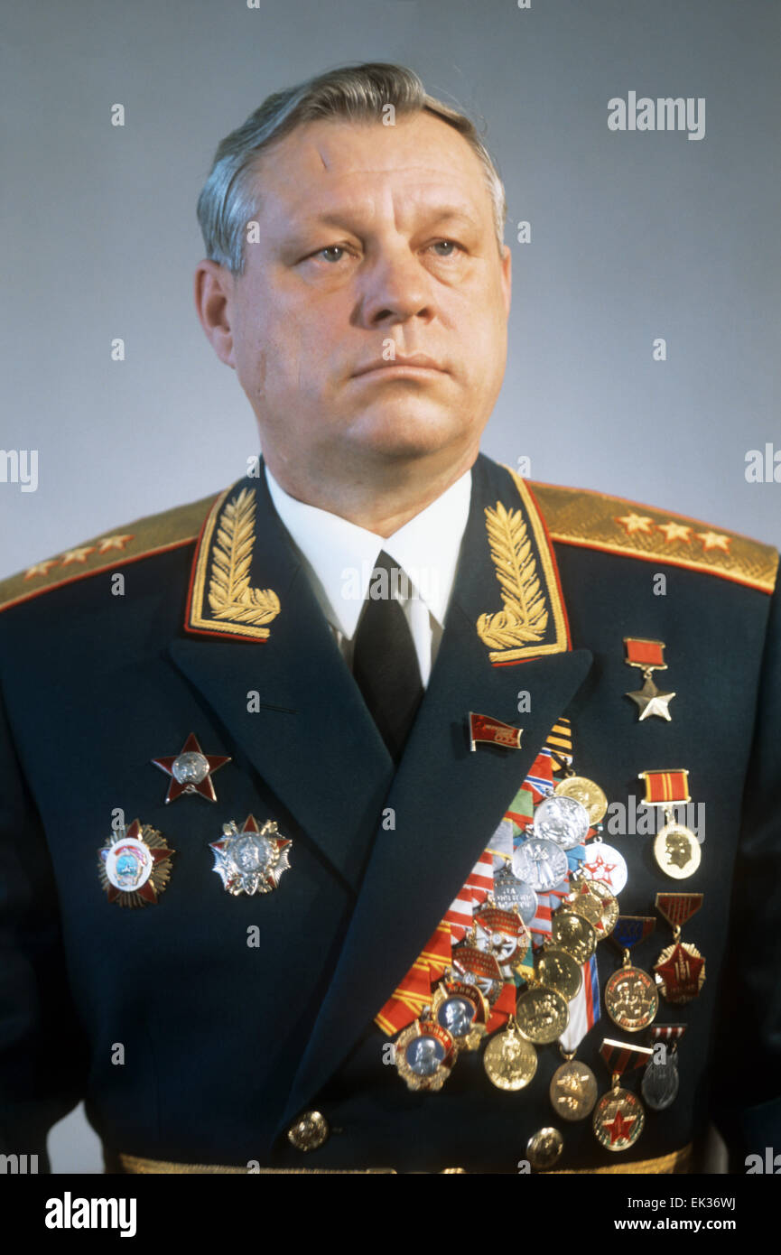 ITAR-TASS: USSR, MOSCOW. Colonel-general Alexander Altunin Stock Photo ...