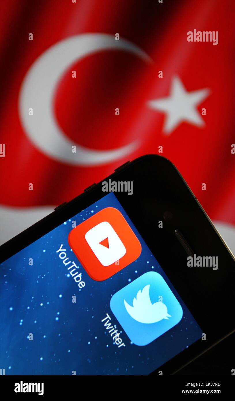 An iPhone that shows the Youtube and Twitter apps on its display is ...