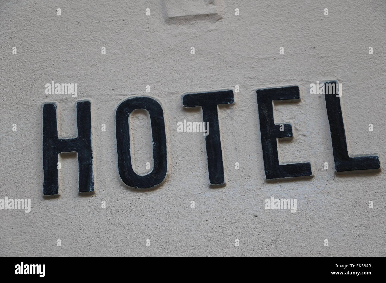 Hotel board in Paris Stock Photo - Alamy