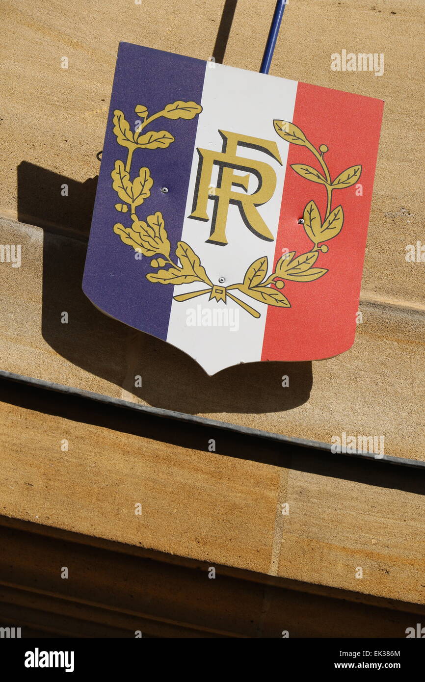 Arms of the French Republic Stock Photo - Alamy