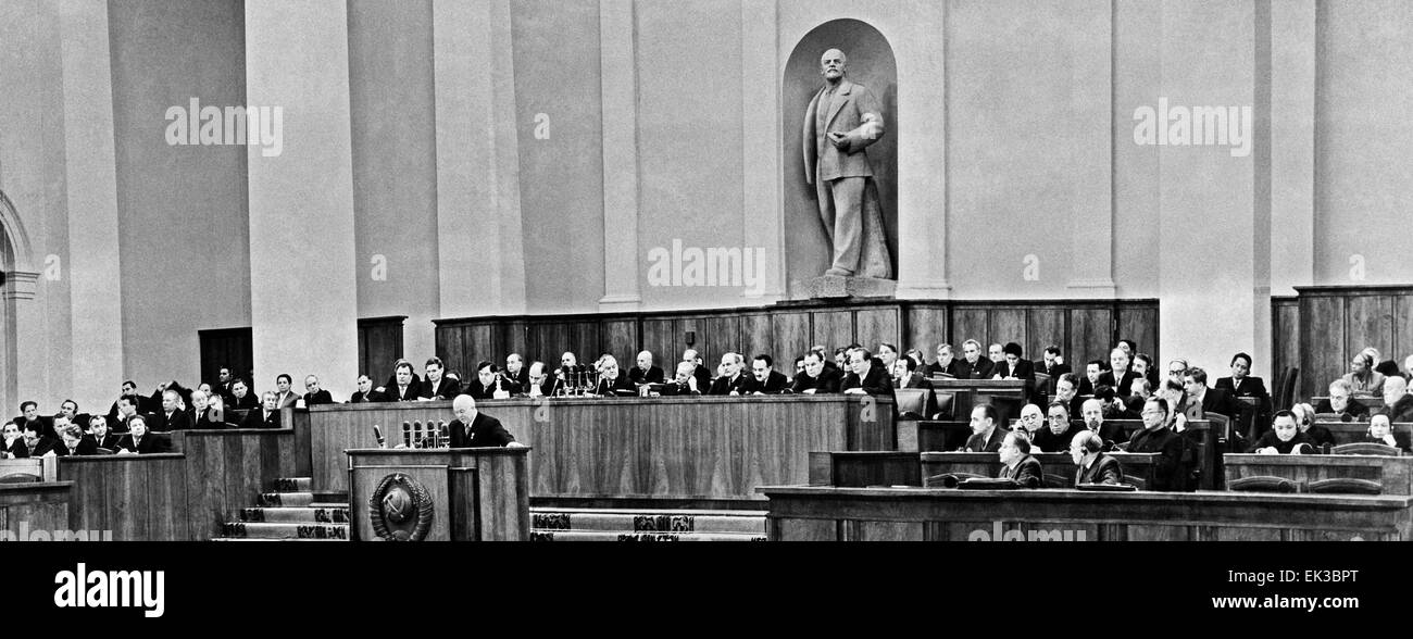 Moscow. USSR. First Secretary of the Communist Party of the Soviet ...