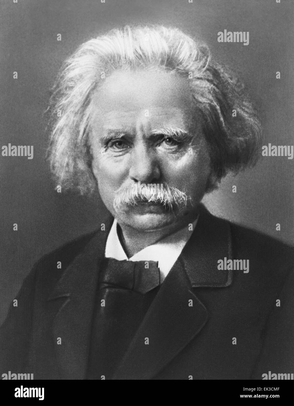 Edvard Grieg Norwegian Composer Pianist High Resolution Stock ...