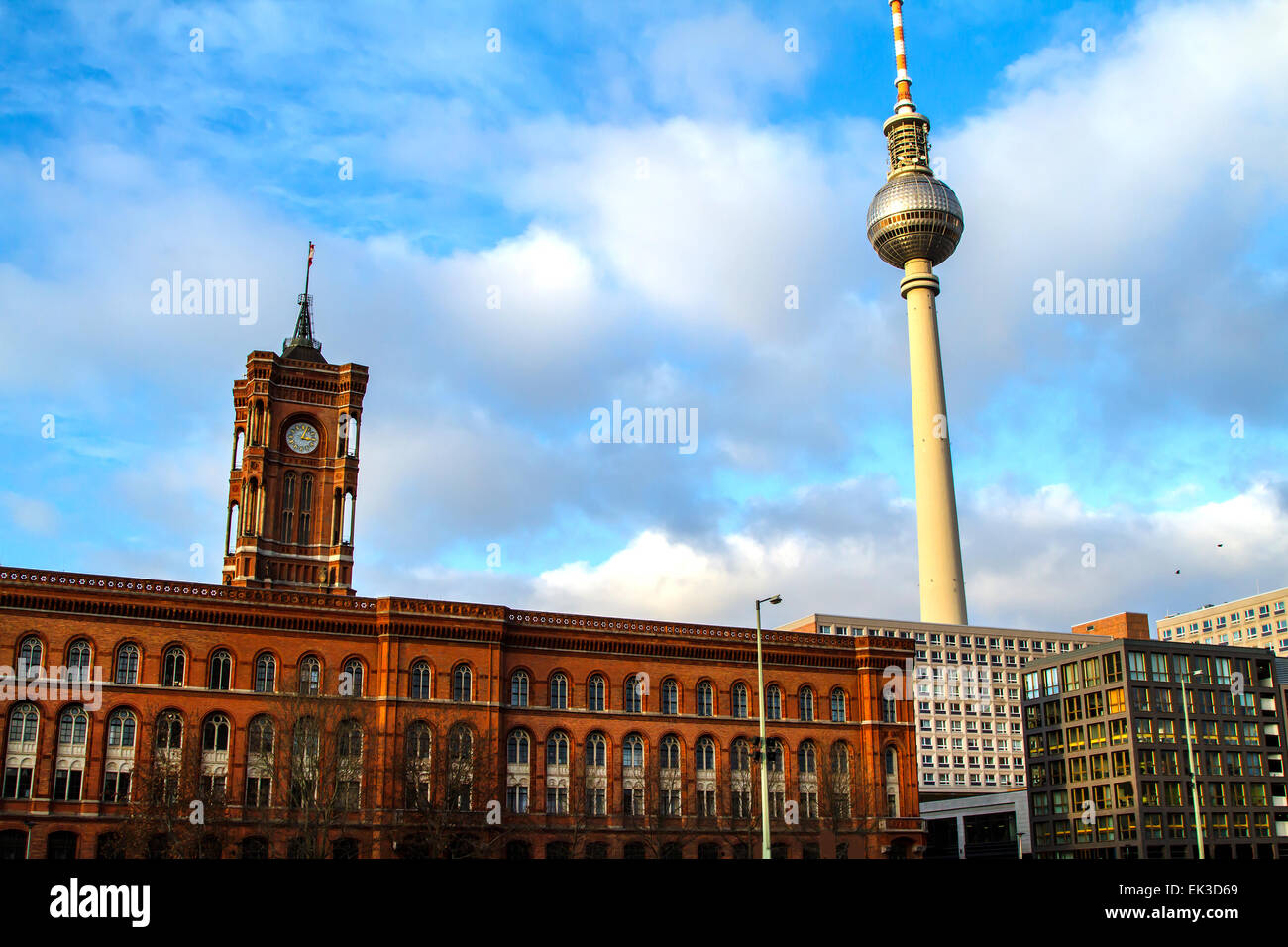 Red City Hall in Berlin, Germany Stock Photo - Alamy