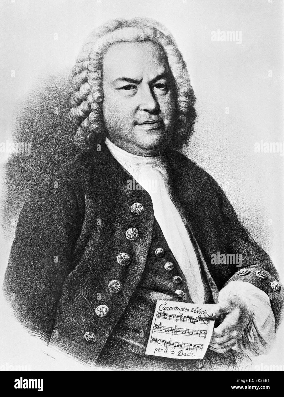 Johann Sebastian Bach German Composer High Resolution Stock Photography ...