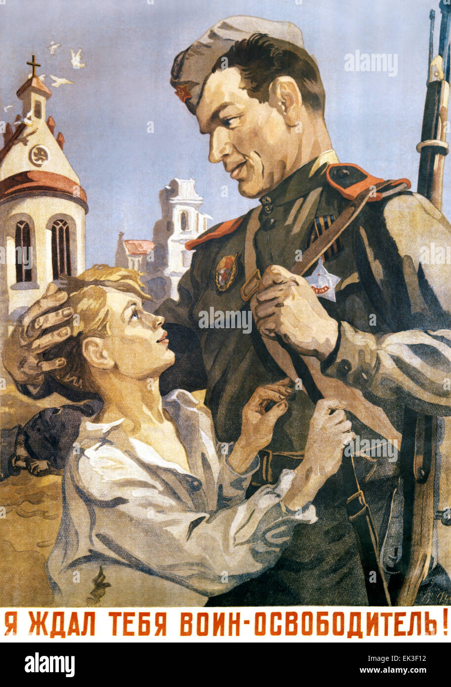 Soviet Propaganda Posters High Resolution Stock Photography and Images ...