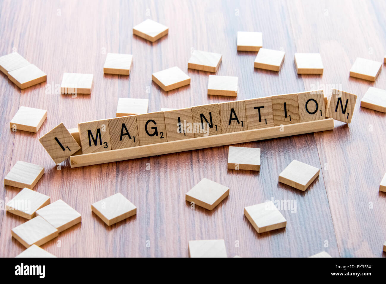 April 4, 2015: Houston, TX, USA - Scrabble Word Game wood tiles ...