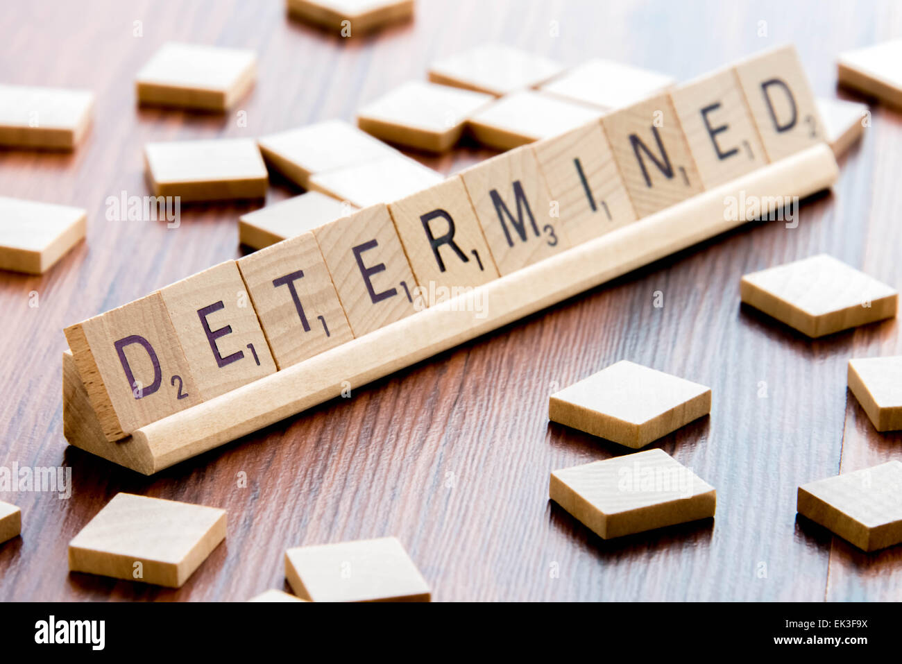 April 4, 2015: Houston, TX, USA - Scrabble Word Game wood tiles ...