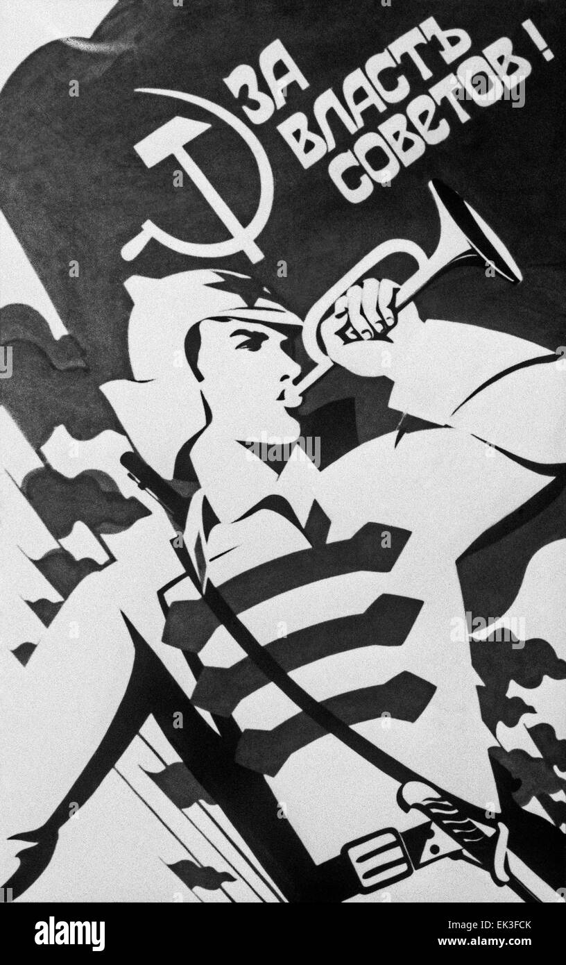 Soviet Propaganda Posters High Resolution Stock Photography and Images ...