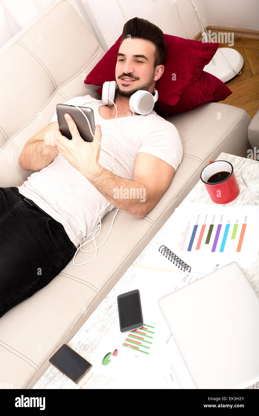 Work long hours stress hi-res stock photography and images - Alamy