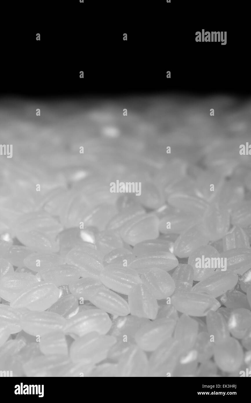 Uncooked white rice Black and White Stock Photos & Images - Alamy