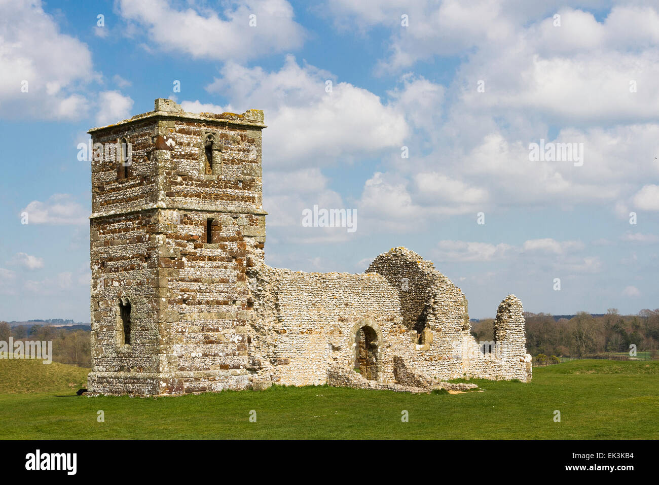 Knowlton Church Wimborne Dorset UK Stock Photo - Alamy