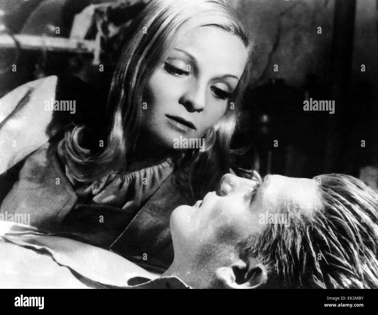 Madeleine Sologne, Jean Marais, on-set of the Film "Love Eternal" (aka ...