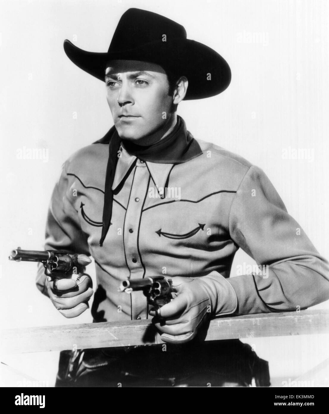 Allan 'Rocky' Lane, Publicity Portrait, circa late 1940's Stock Photo ...