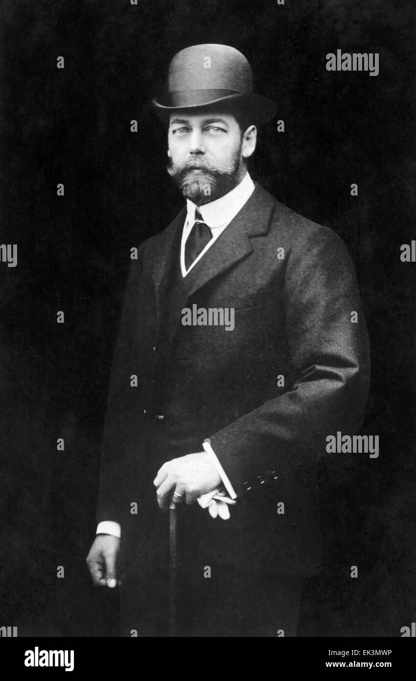 King George V, of United Kingdom, as Prince of Wales, Portrait, circa ...
