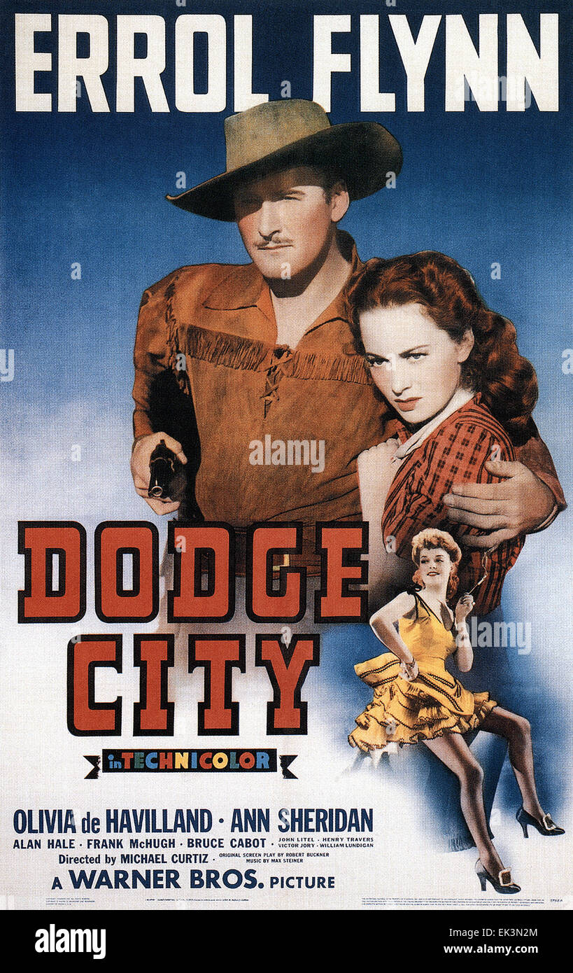 Dodge city movie poster hi-res stock photography and images - Alamy