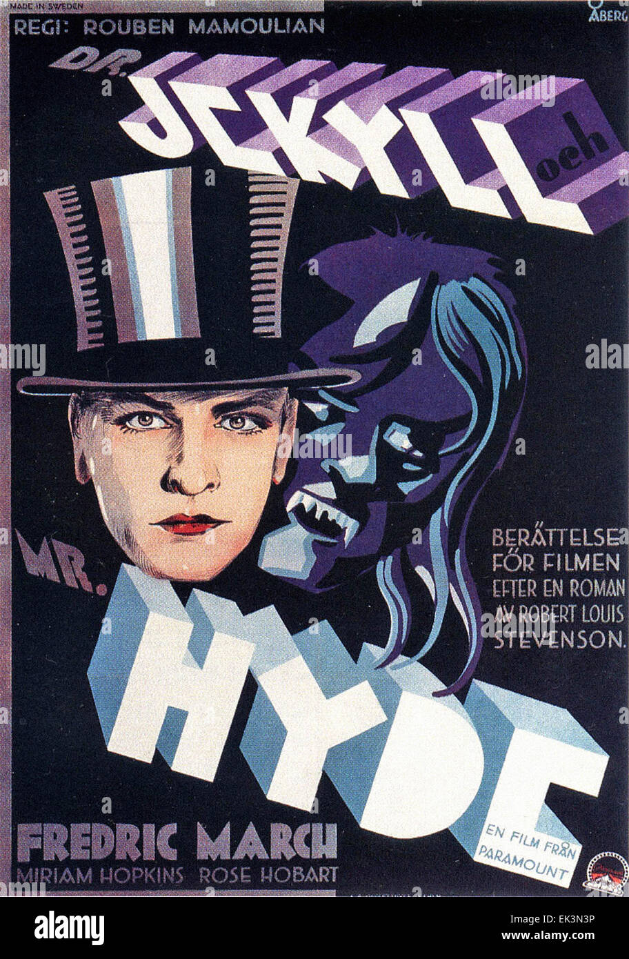 Dr jekyll and mr hyde 1931 hi-res stock photography and images - Alamy