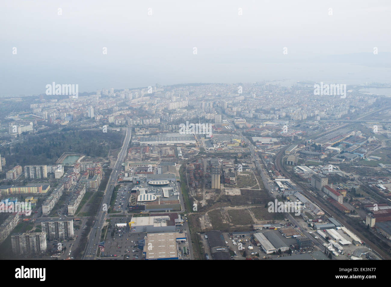 Aerial view burgas hi-res stock photography and images - Alamy