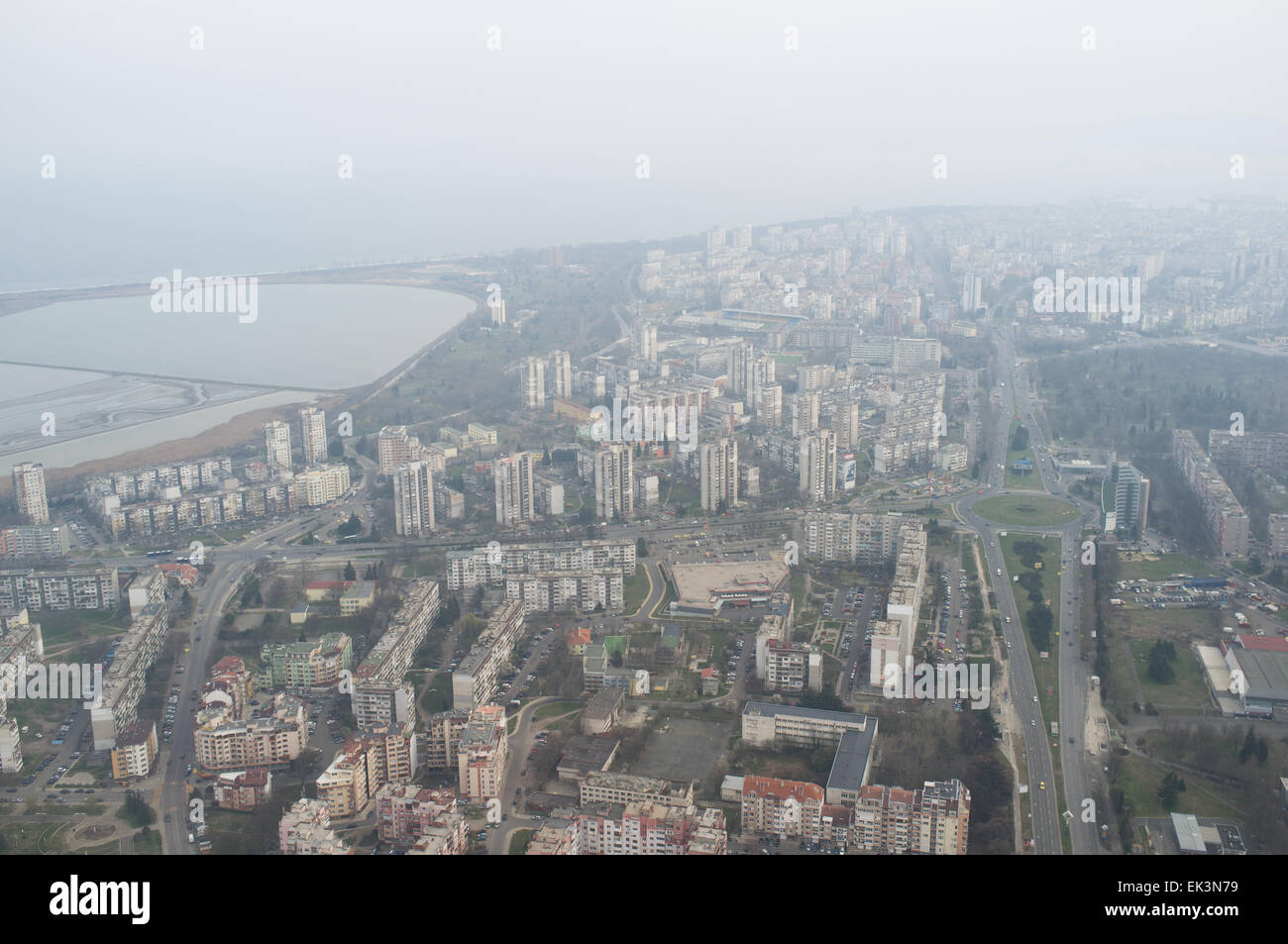 Aerial view burgas hi-res stock photography and images - Alamy