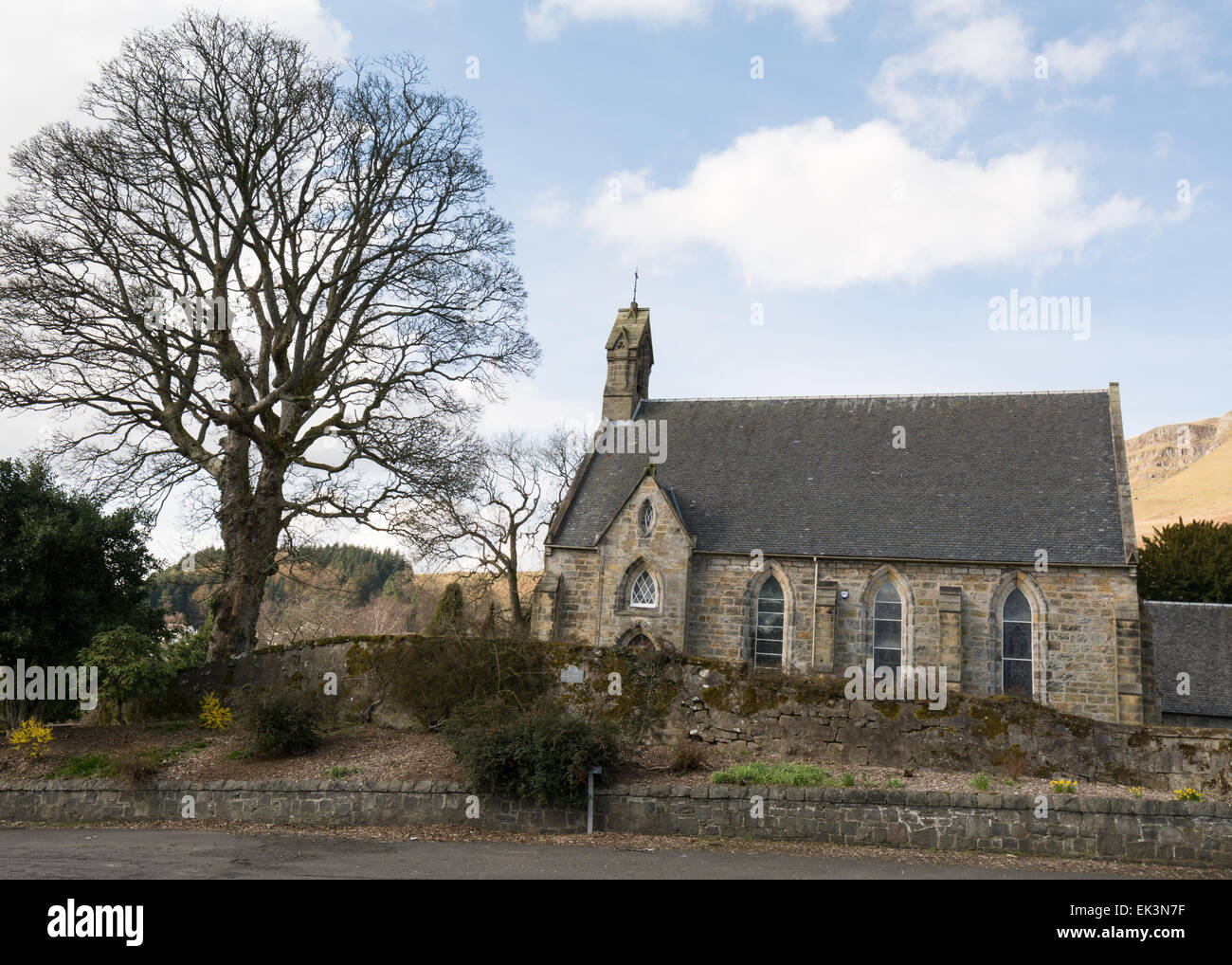 Strathblane Parish Church of Scotland, Stirling, Scotland, UK Stock ...