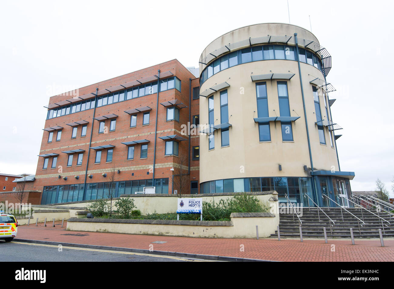 Exterior shot of Cardiff Bay police station, Wales, UK Stock Photo - Alamy
