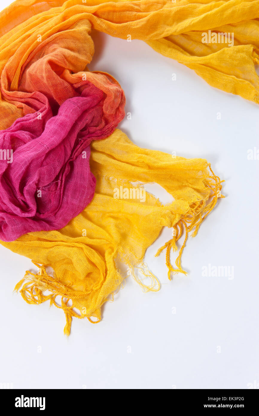 Multi colored scarf Stock Photo - Alamy