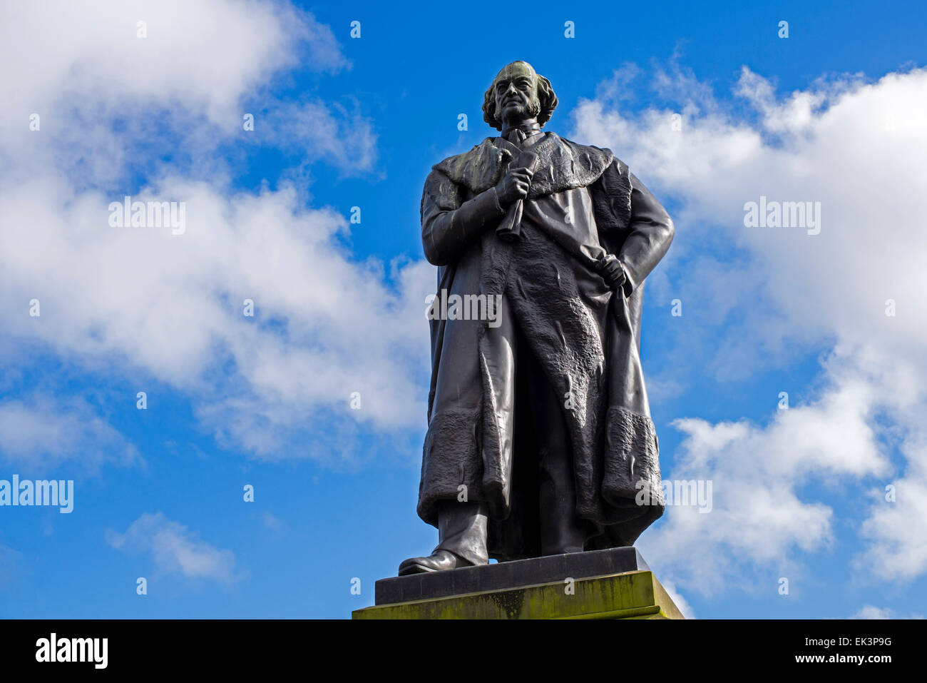 The bronze statue of Adam Black by John Hutchison, sculpted in 1876–7 ...