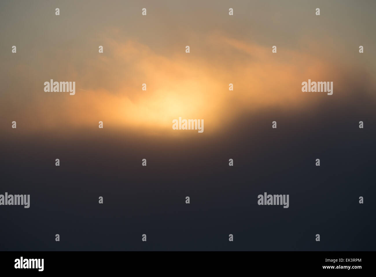 Cold sea mist with sun breaking through Stock Photo - Alamy