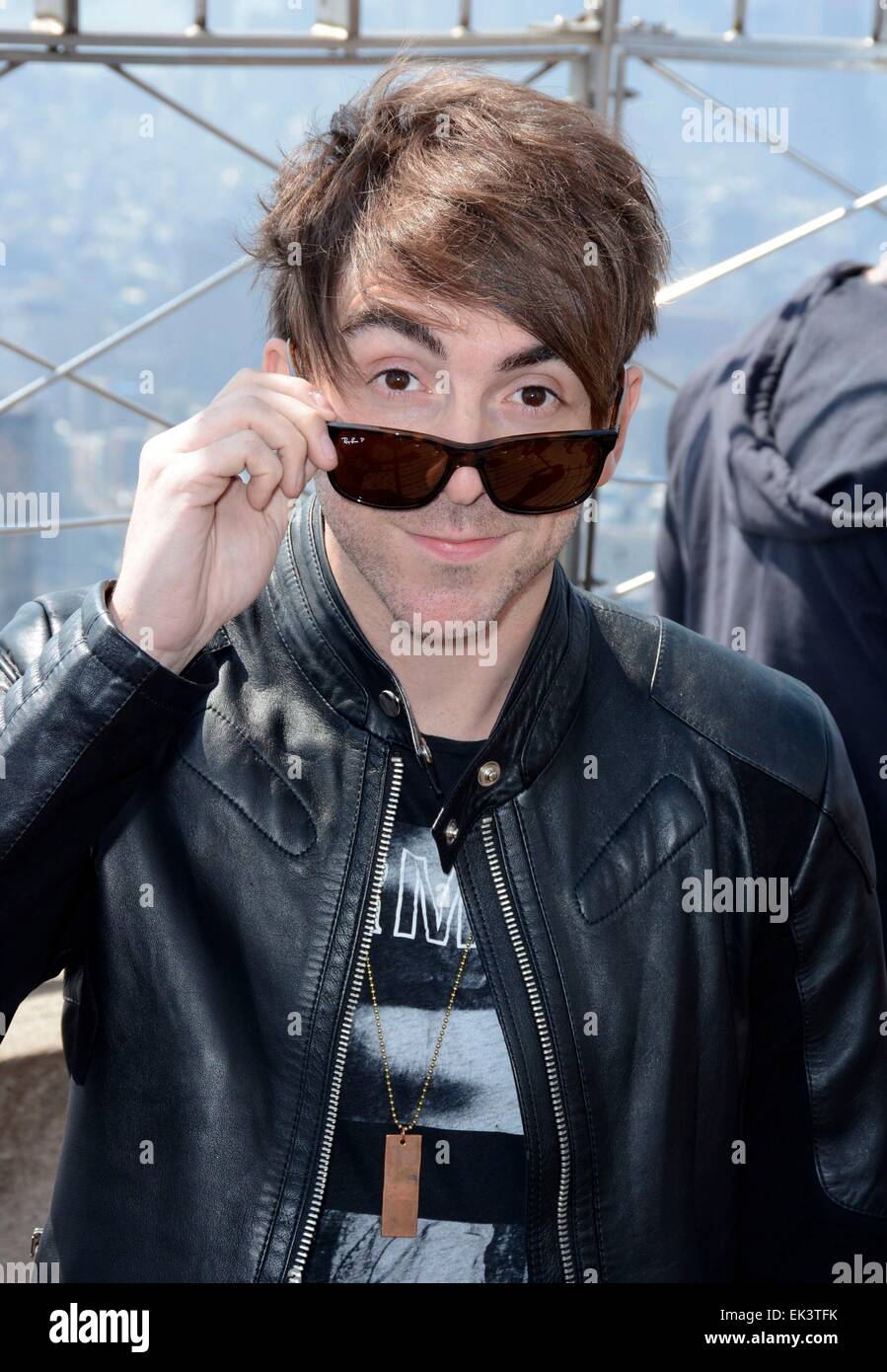 New York, NY, USA. 6th Apr, 2015. Alex Gaskarth at a public appearance ...