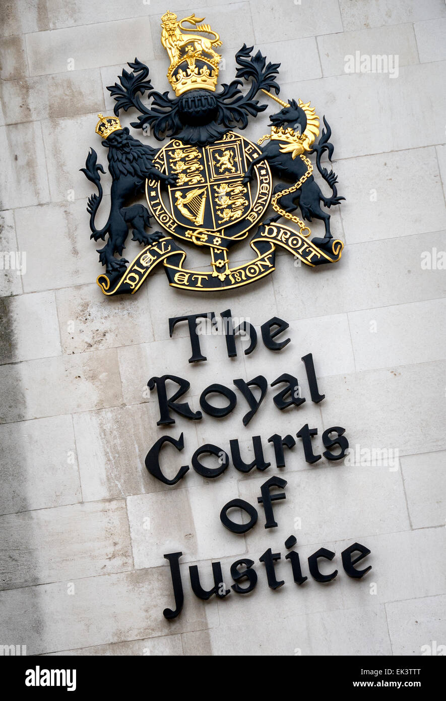 Royal Courts of Justice, Strand, London, Britain Stock Photo - Alamy