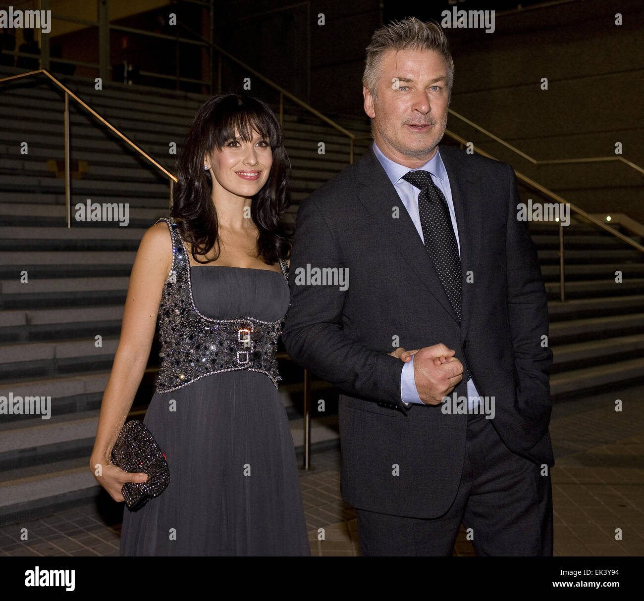 Alec Baldwin And His Wife Hilaria Thomas Attend The Premiere Of The