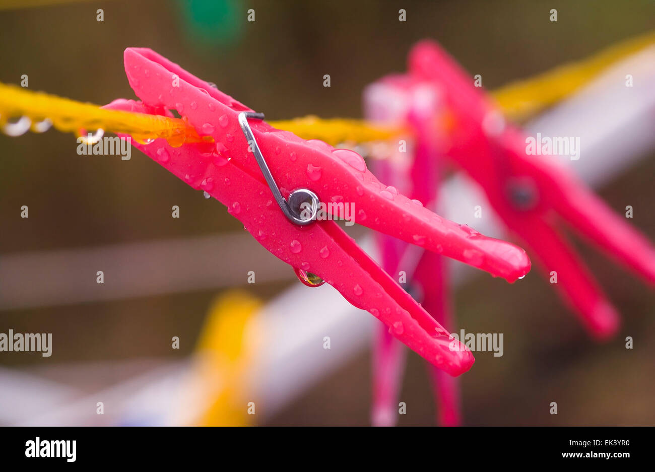 Old clothes pegs hi-res stock photography and images - Alamy