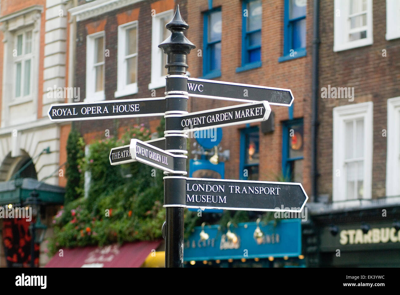Signpost in London England United Kingdom Europe Stock Photo - Alamy