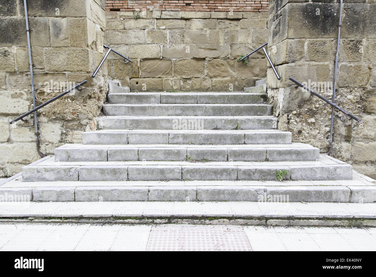 Stone stairs in the city, detail of an ancient stairs Stock Photo - Alamy