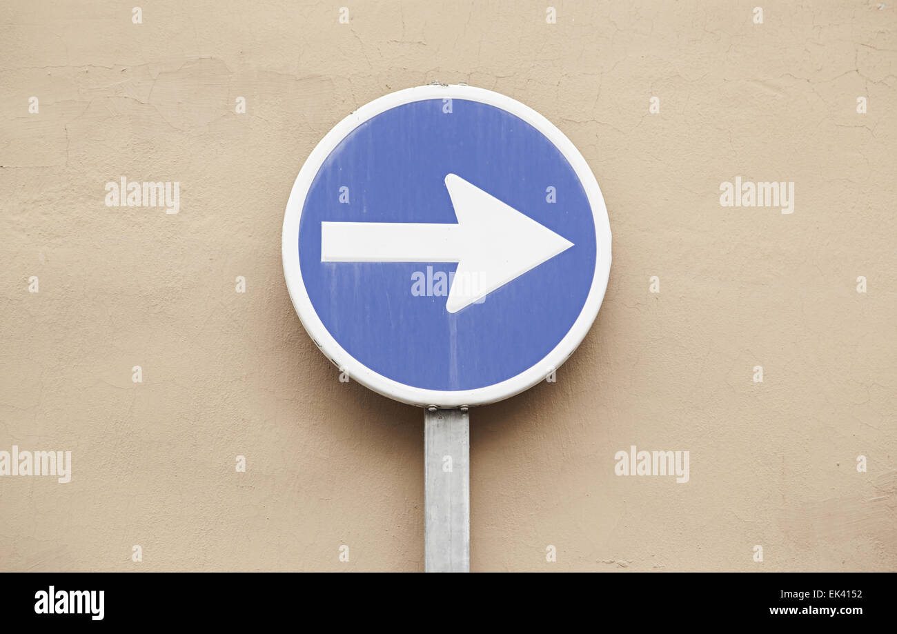 Signal direction for traffic, detailed information signal Stock Photo ...