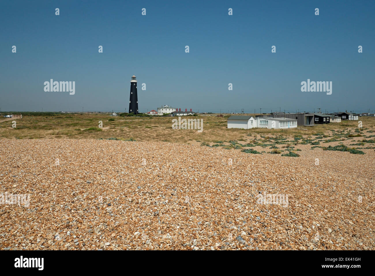 The Old Lighthouse, Dungeness, Kent, England, United Kingdom Stock ...