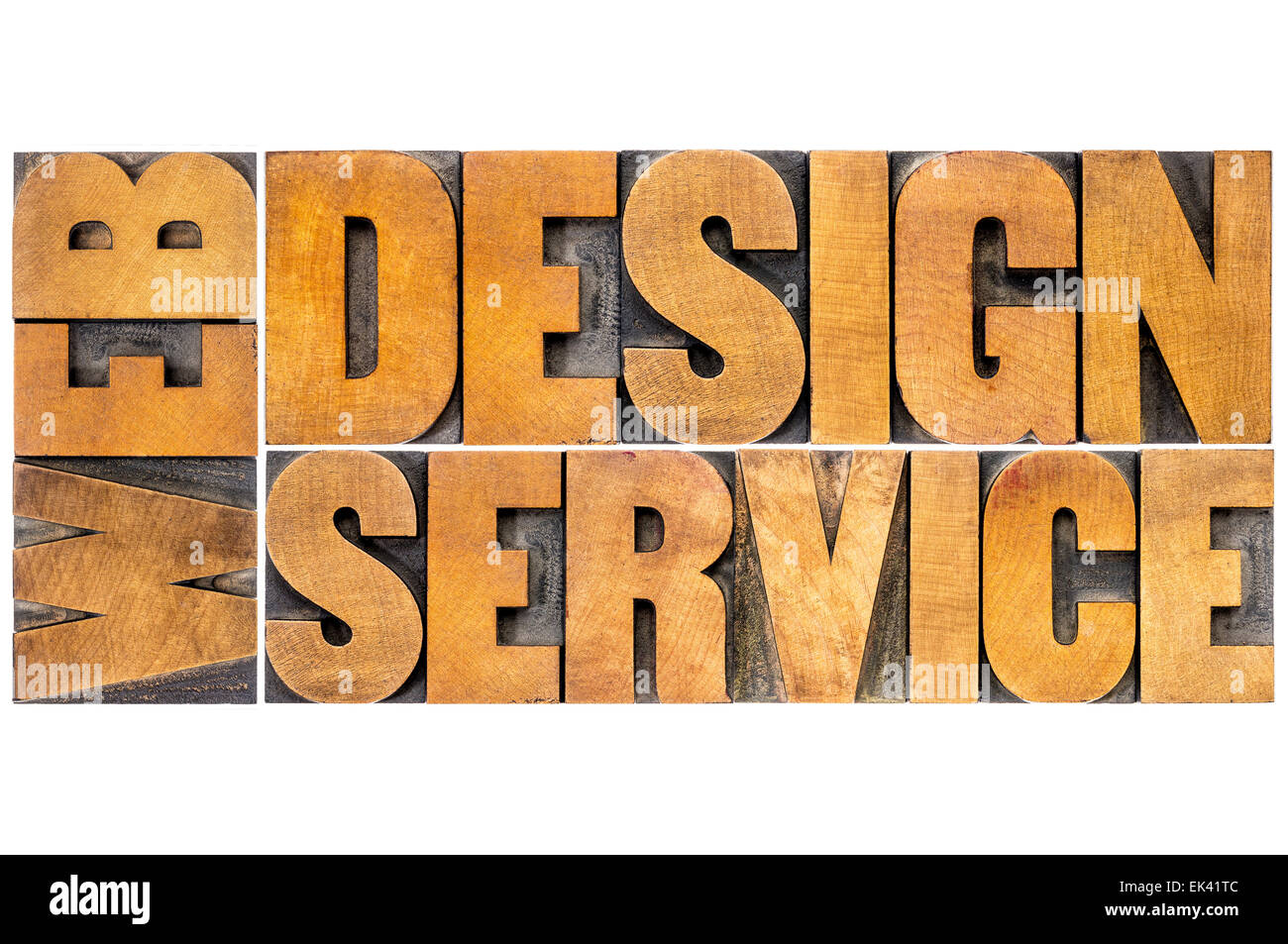 Web design service word hi-res stock photography and images - Alamy