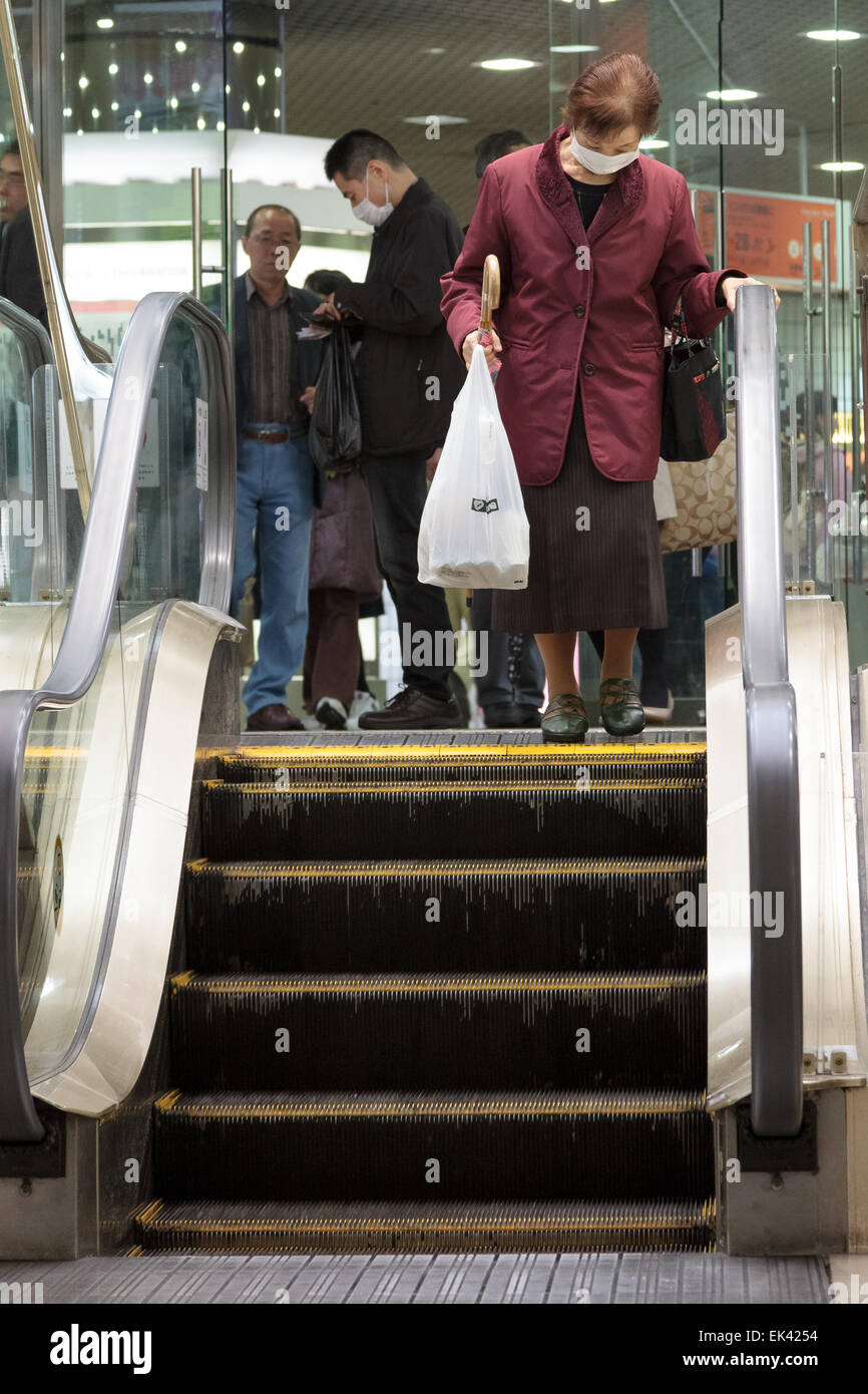 The world's shortest escalator in the basement of More's Department ...