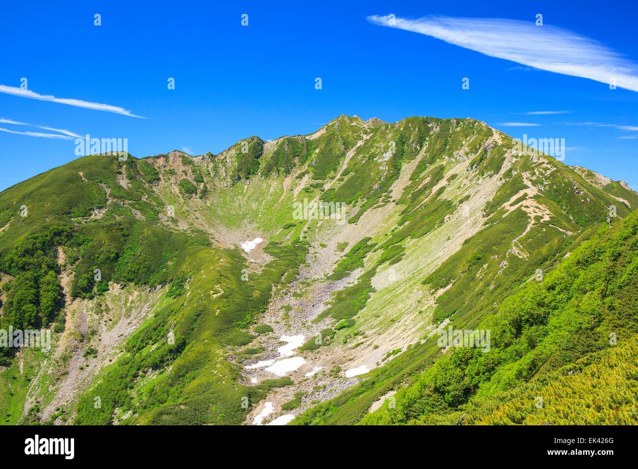 Southern Alps Mt. Senjougatake, Yamanashi, Japan Stock Photo - Alamy