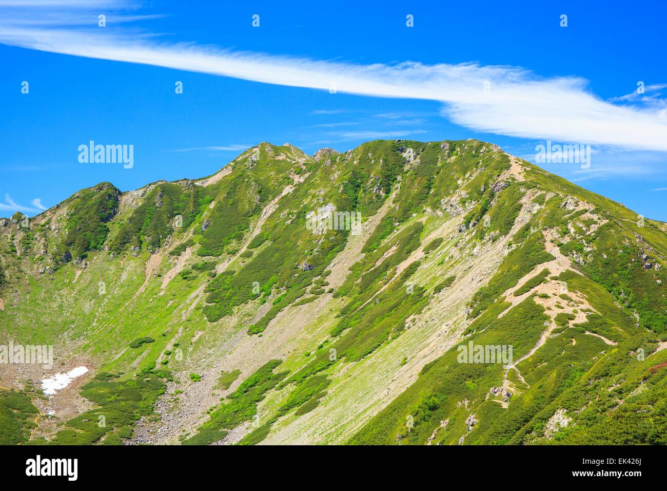 Southern Alps Mt. Senjougatake, Yamanashi, Japan Stock Photo - Alamy