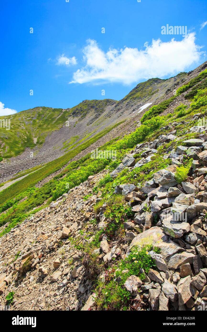 Southern Alps Mt. Senjougatake, Yamanashi, Japan Stock Photo - Alamy