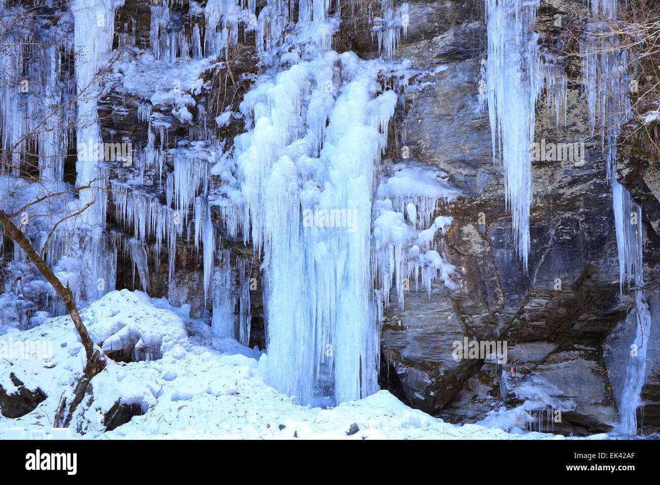 Icicle of Misotsuchi, Chichibu, Saitama, Japan Stock Photo - Alamy