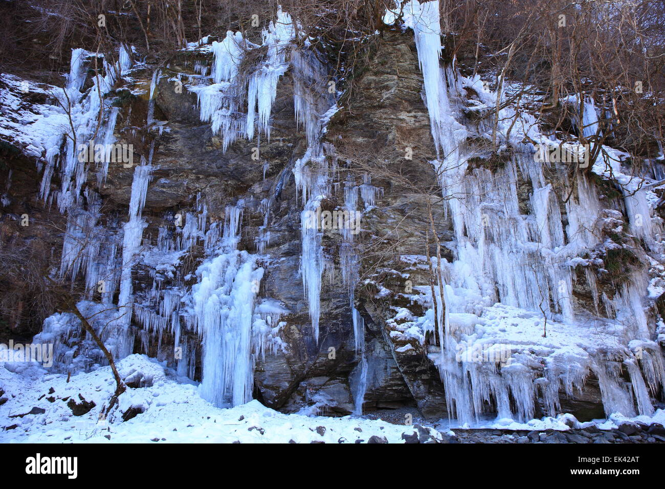 Icicle of Misotsuchi, Chichibu, Saitama, Japan Stock Photo - Alamy