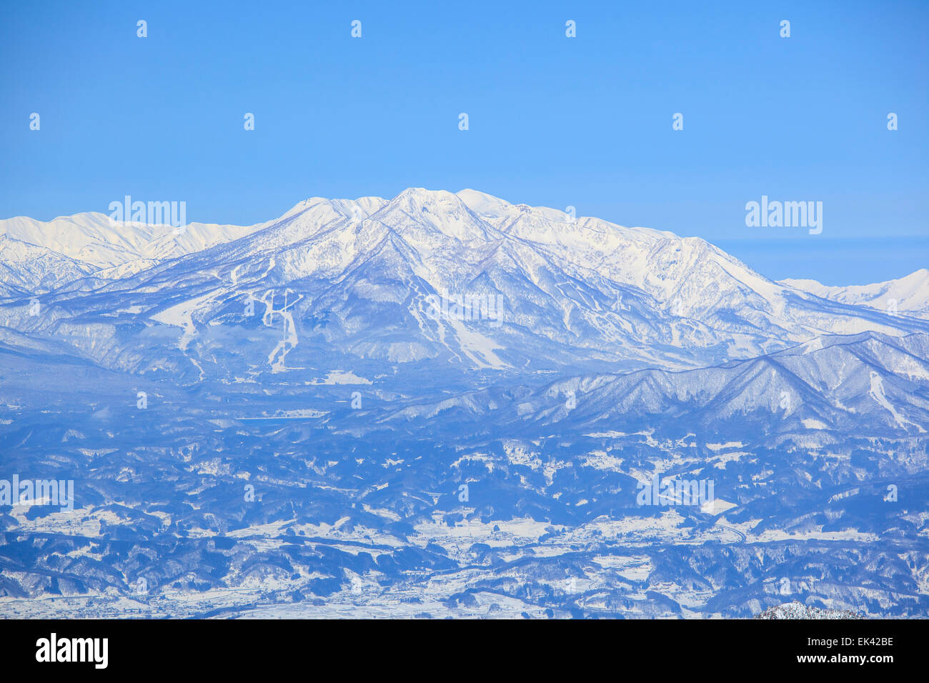 Mt. Myoko in winter, Nagano, Japan Stock Photo - Alamy