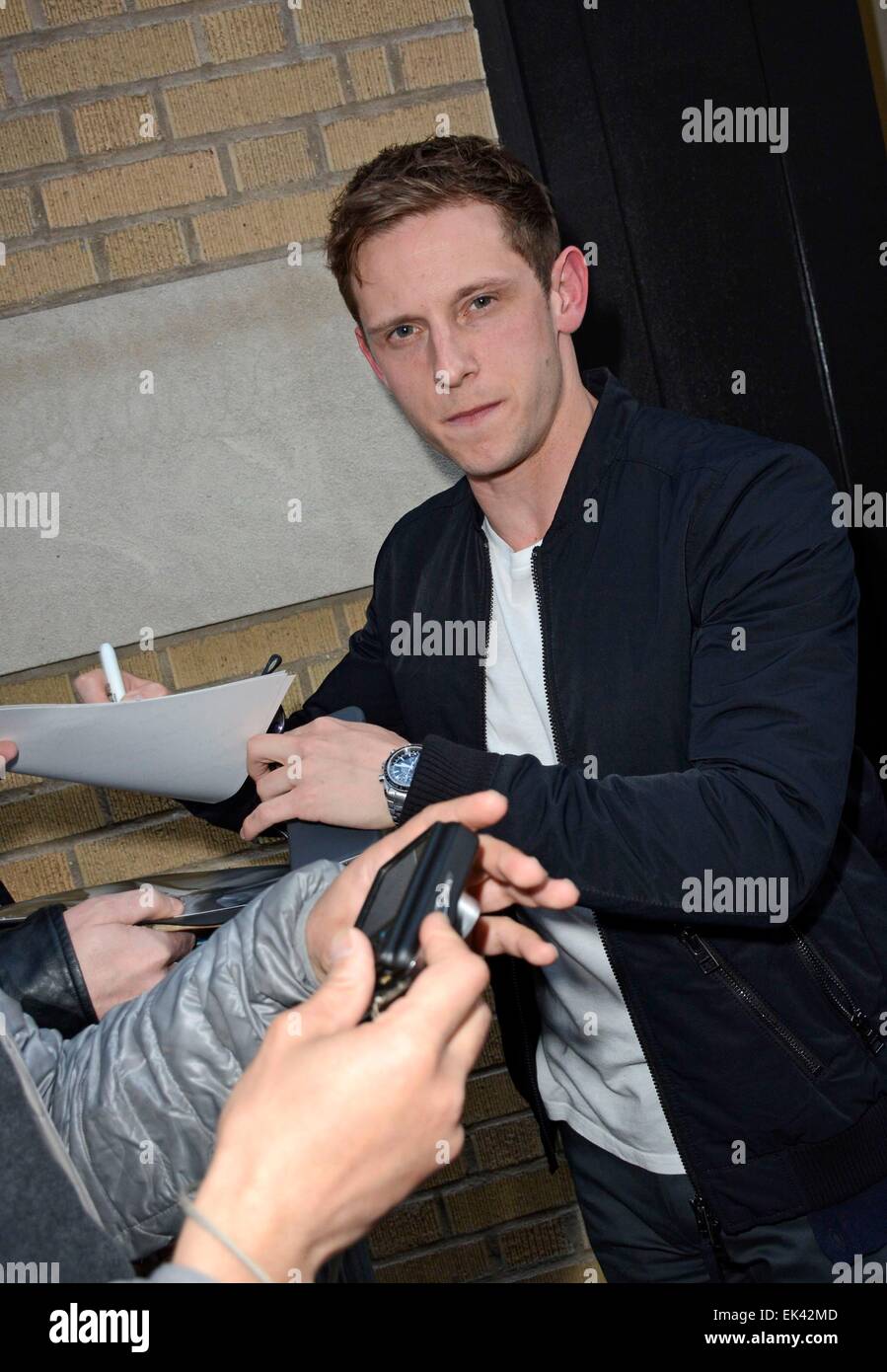 New York, NY, USA. 6th Apr, 2015. Jamie Bell at in-store appearance for ...